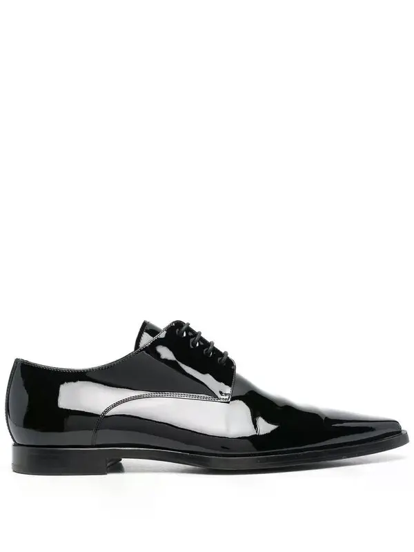 Dsquared2 Calf Leather Pointed Toe Derby Shoes