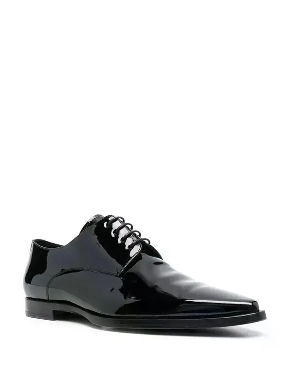 Dsquared2 Calf Leather Pointed Toe Derby Shoes