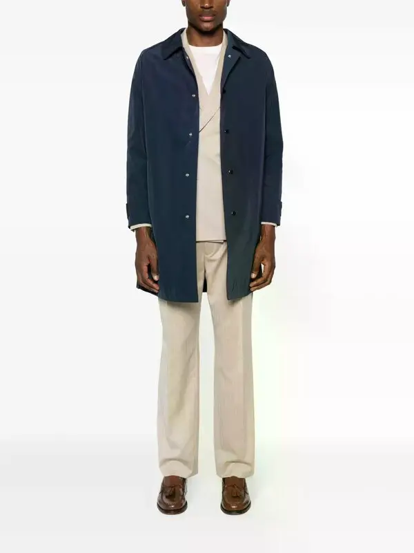 FURSAC Stud-fastening Cotton Raincoat