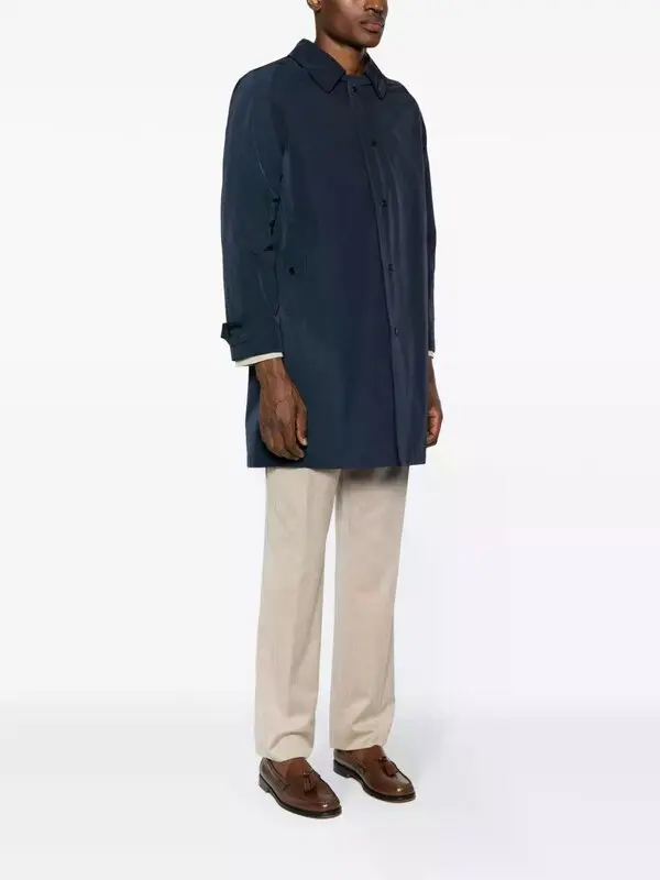 FURSAC Stud-fastening Cotton Raincoat