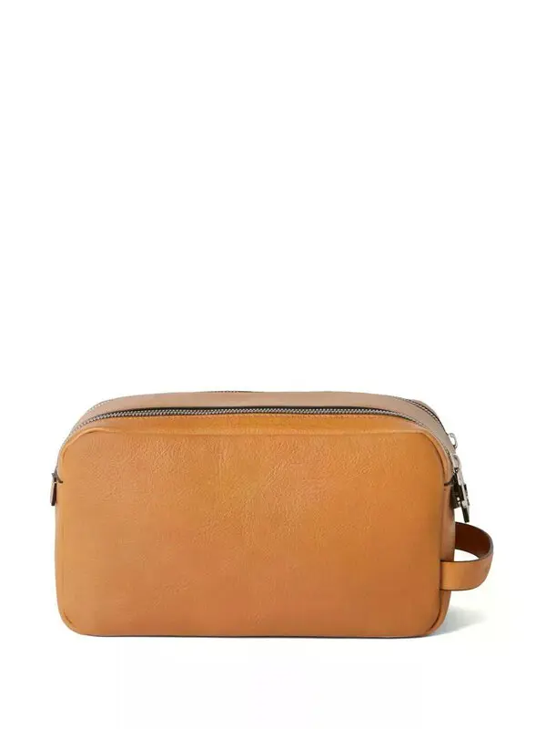 Brunello Cucinelli Leather Wash Bag
