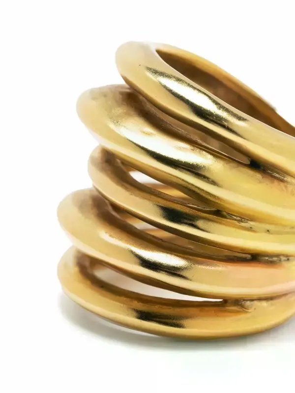 GOOSSENS Spirale 24kt-plated Ring