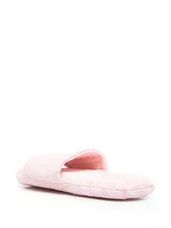 Versace Allover Logo Terry Slippers
