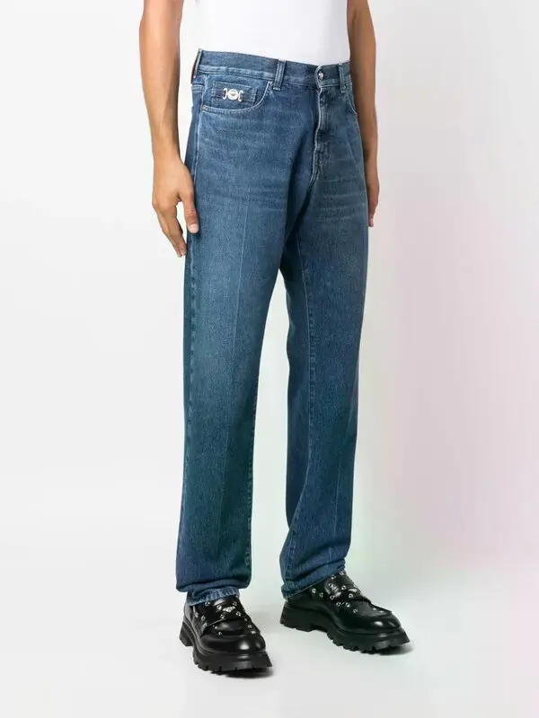 Versace Straight-leg Mid-rise Jeans
