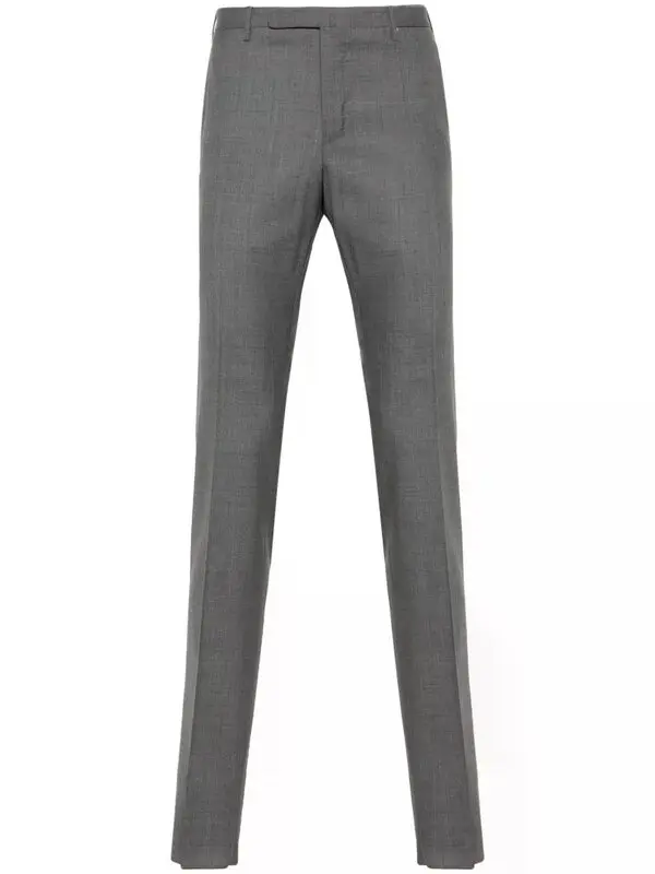 Incotex Slim-fit Virgin Wool Trousers - Grey