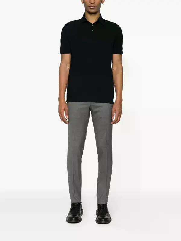 Incotex Slim-fit Virgin Wool Trousers - Grey