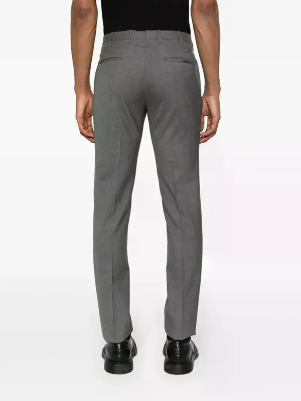 Incotex Slim-fit Virgin Wool Trousers - Grey