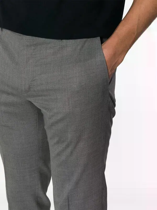 Incotex Slim-fit Virgin Wool Trousers - Grey