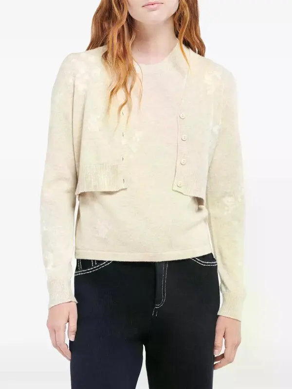 BARRIE Floral Cardigan