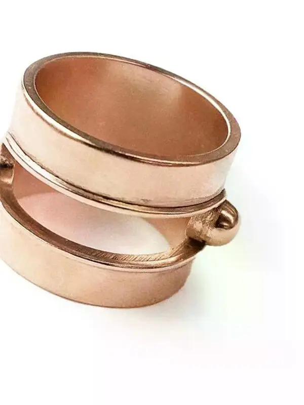 GOOSSENS Boucle Large Ring - Pink