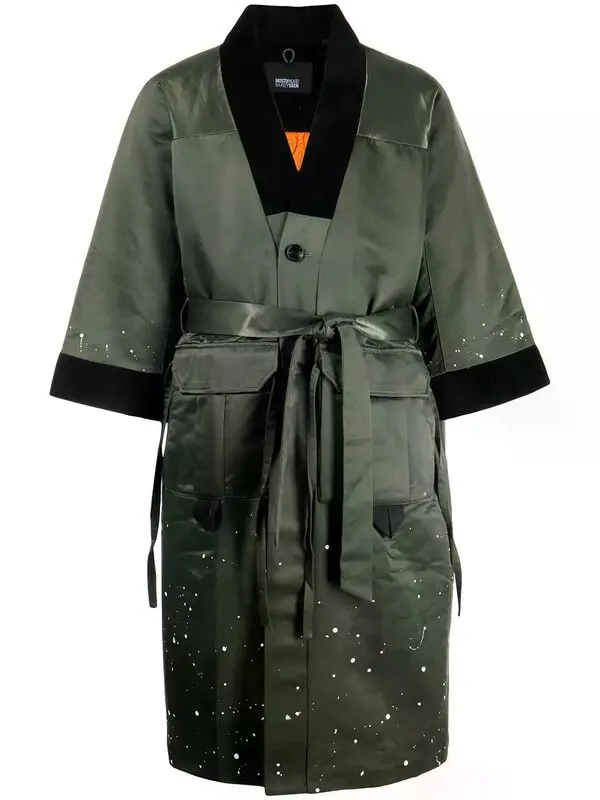 MOSTLY HEARD RARELY SEEN Kimono Robe Overcoat - Green