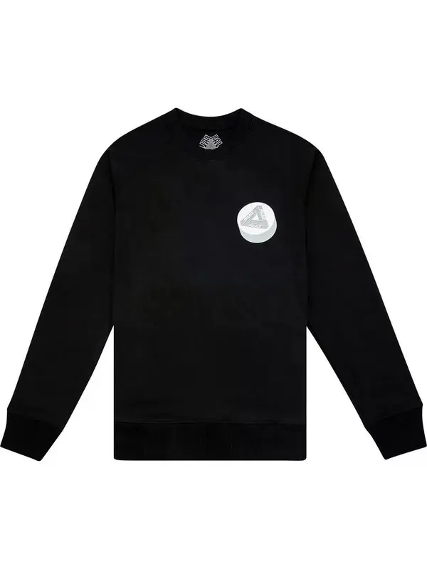 PALACE Logo Print Crewneck Sweatshirt