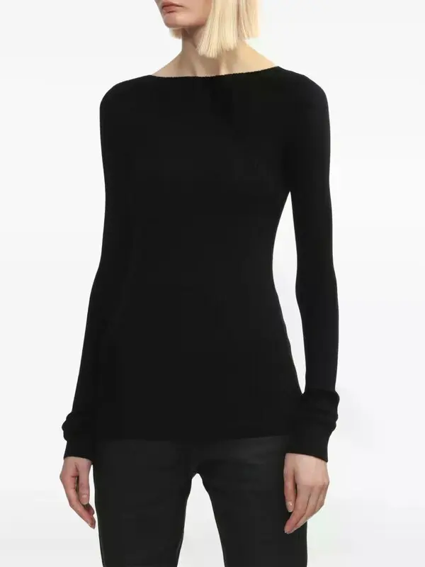 Rick Owens Virgin Wool Knit Sweater