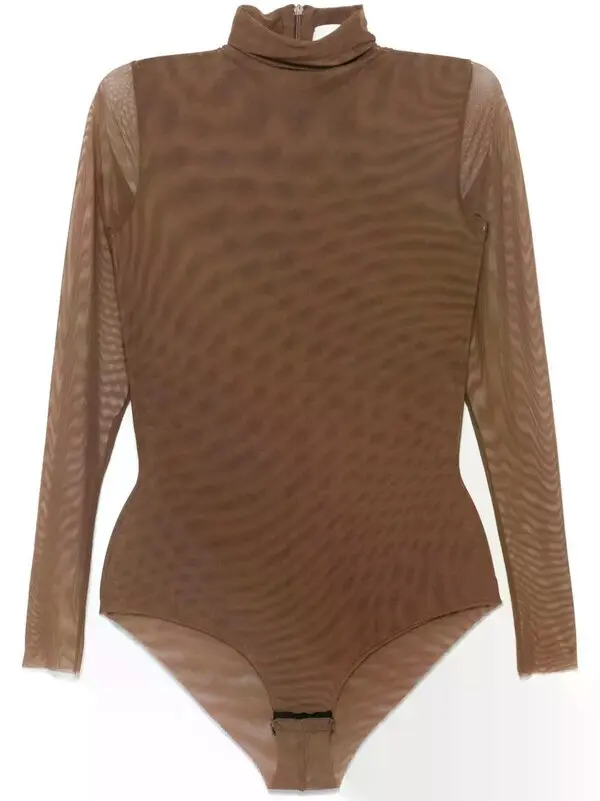 ATU BODY COUTURE Mesh-design Bodysuit