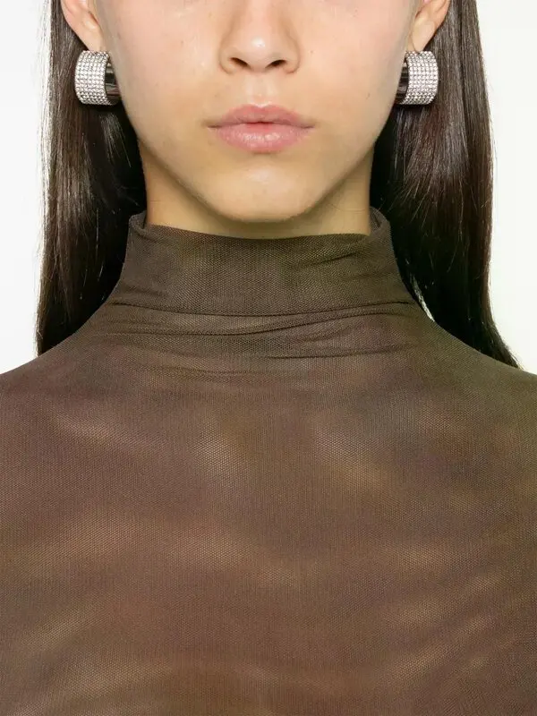 ATU BODY COUTURE Mesh-design Bodysuit
