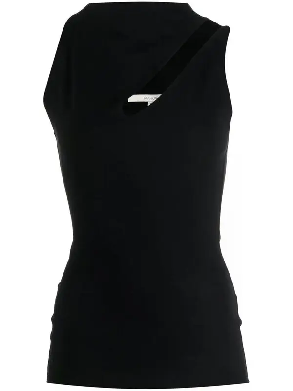 MANURI Bambina Asymmetrical-neckline Top
