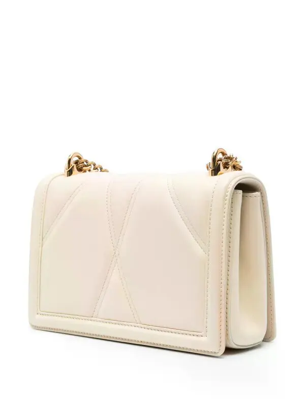 Dolce & Gabbana Medium Devotion Quilted Shoulder Bag - Neutrals