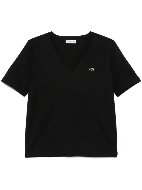 Lacoste Cotton V-neck T-shirt