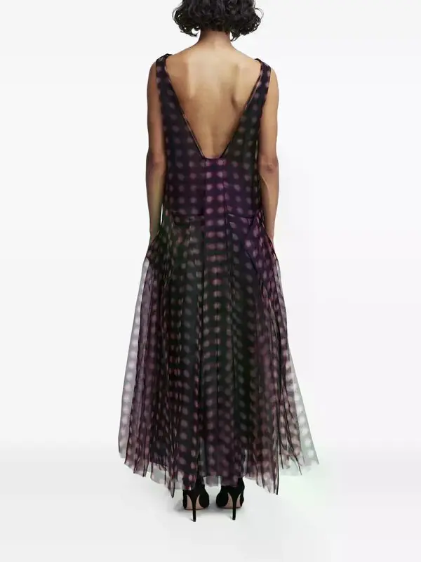 16Arlington Morfyd Polka Dot Midi Dress