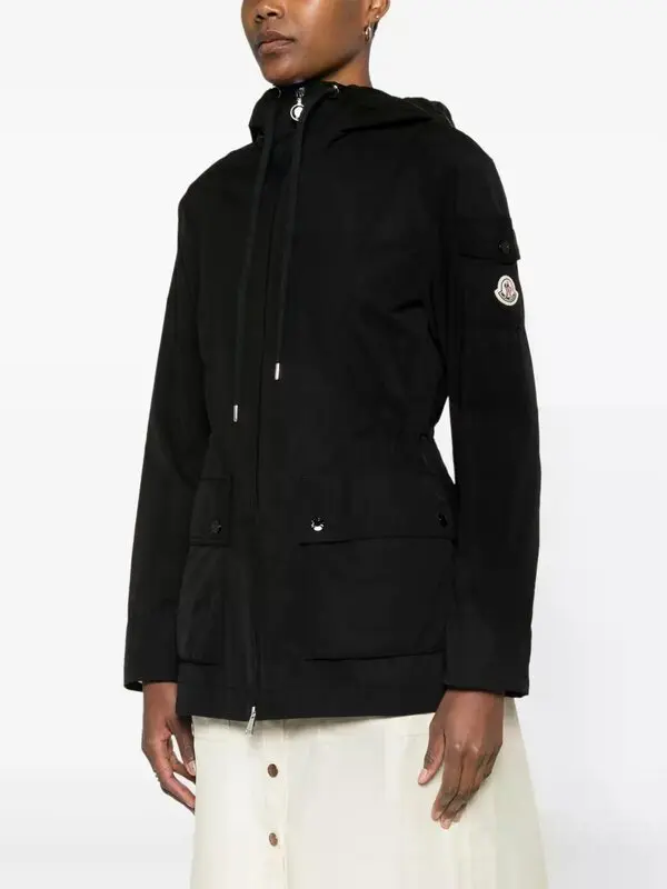 Moncler Leando Hooded Parka - Black