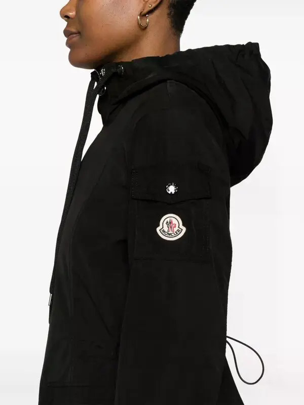 Moncler Leando Hooded Parka - Black