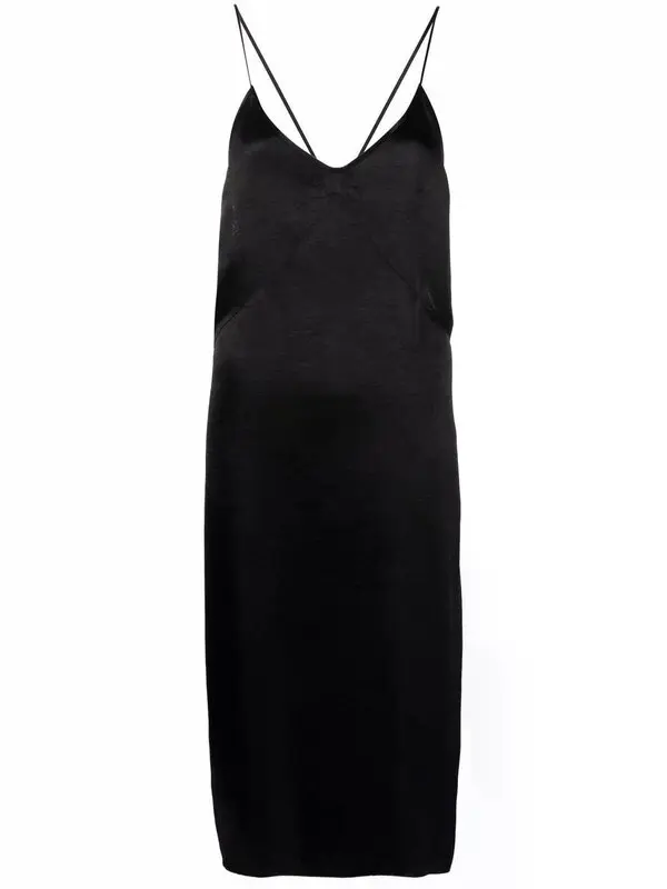 Dsquared2 Satin-finish Midi Dress