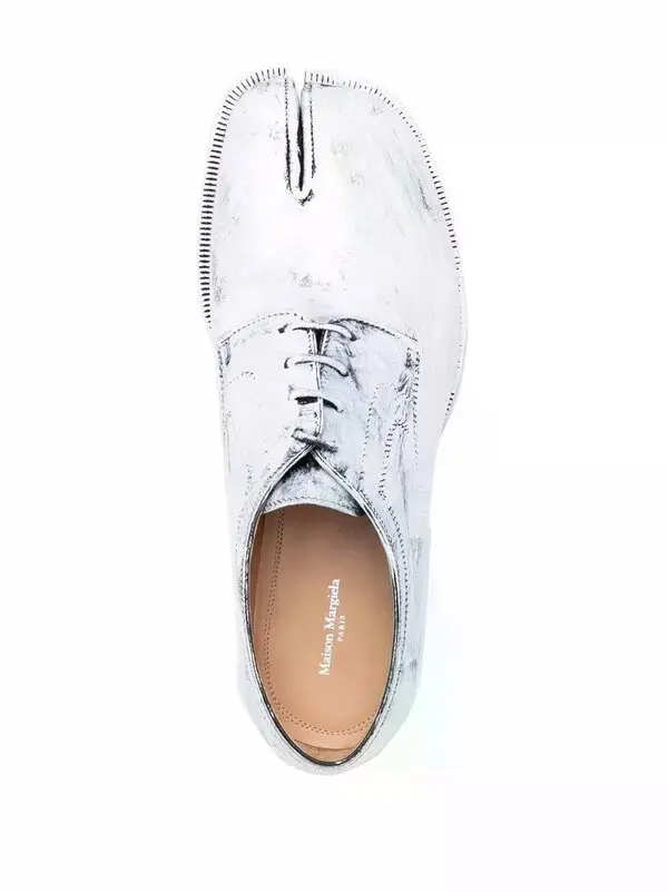 MAISON MARGIELA Tabi Bianchetto Derby Shoes - White