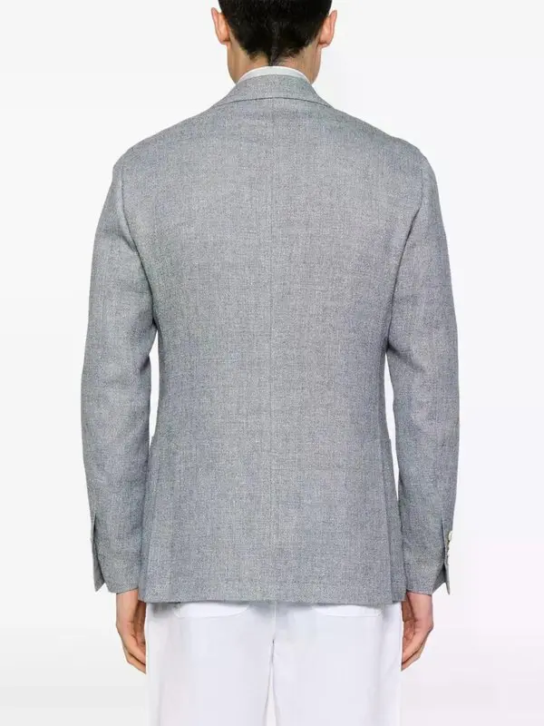 LARDINI Single-breasted Blazer - Blue