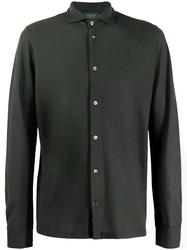 ZANONE Straight-fit Shirt - Green