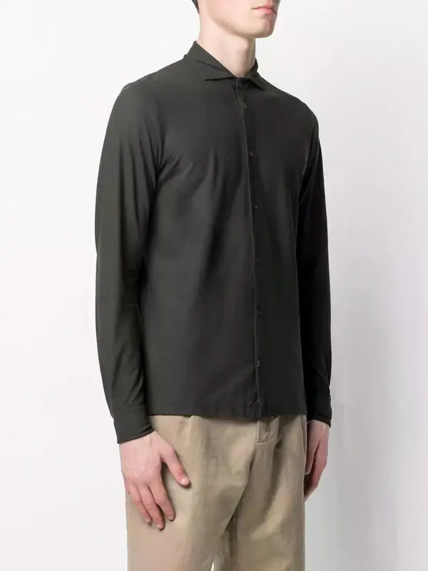 ZANONE Straight-fit Shirt - Green