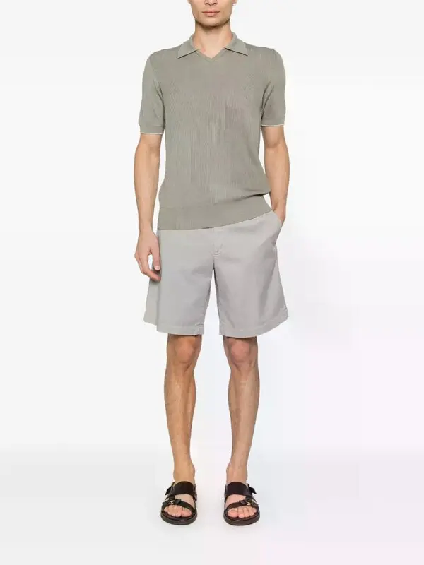 Brunello Cucinelli Twill Chino Shorts - Green