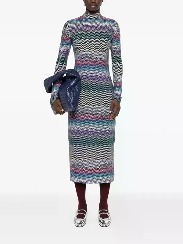 Missoni Zigzag-woven Midi Dress