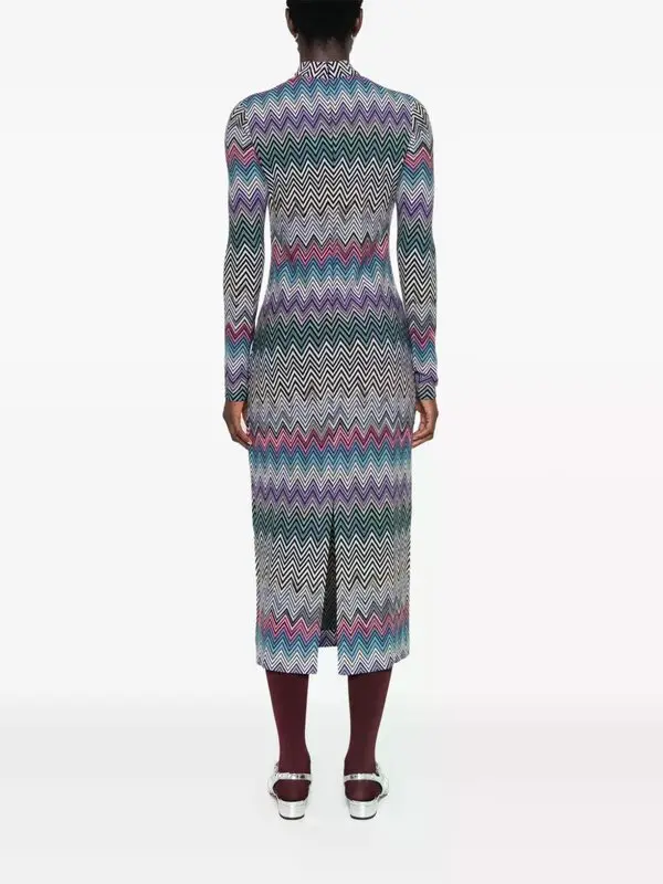 Missoni Zigzag-woven Midi Dress