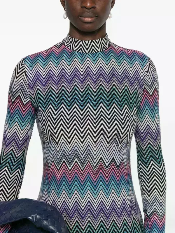 Missoni Zigzag-woven Midi Dress
