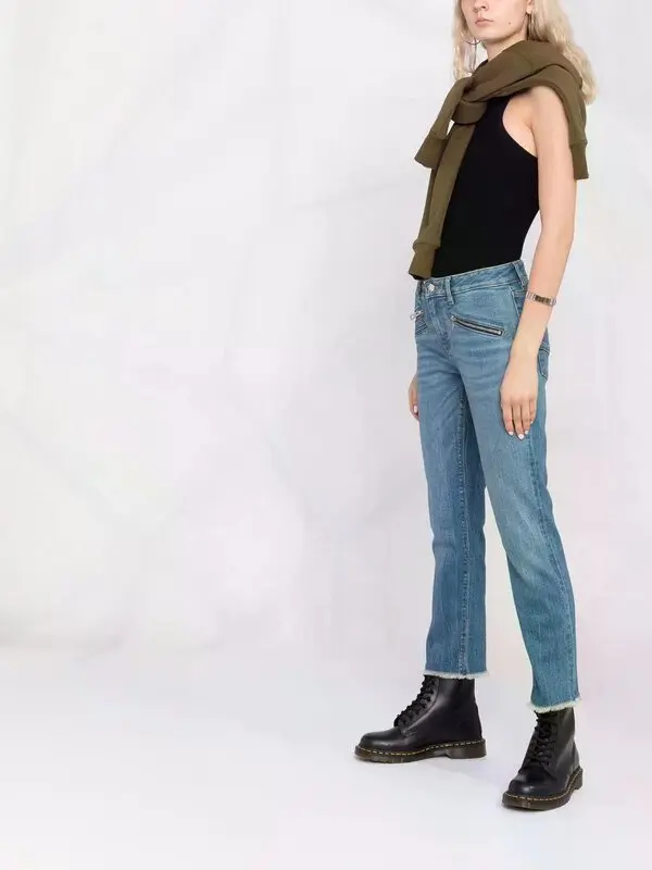 Zadig&Voltaire Ava Slim-cut Cropped Jeans