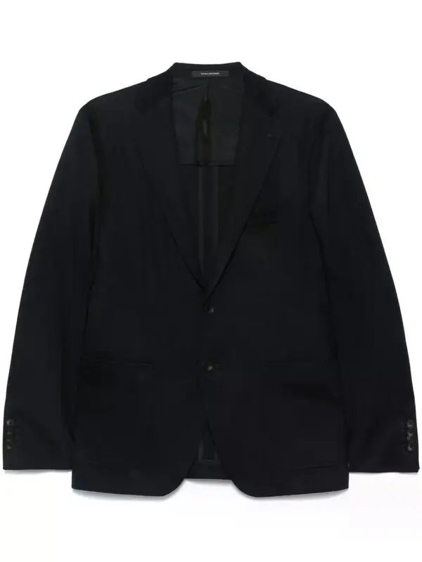 Tagliatore Single-breasted Blazer - Blue