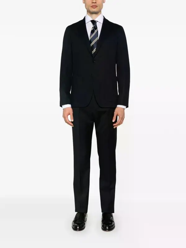Tagliatore Single-breasted Blazer - Blue