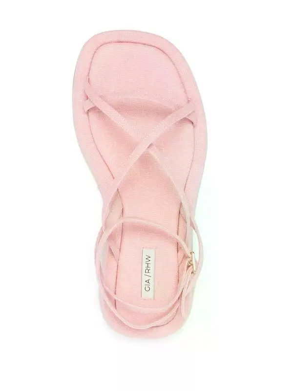 GIABORGHINI Multi-way Strap Flatform Sandals