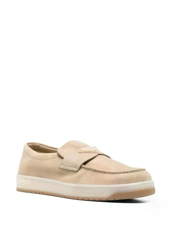 Prada Triangle-logo Loafers