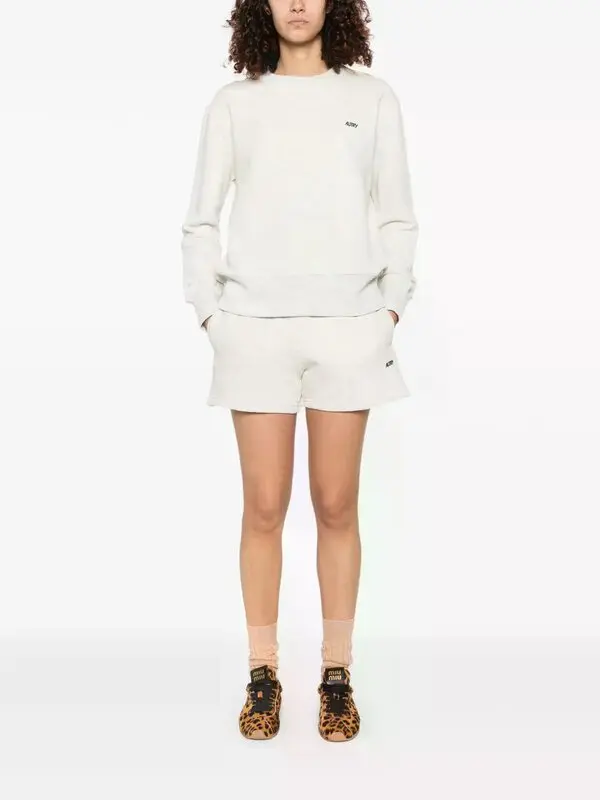 AUTRY Embroidered-logo Shorts