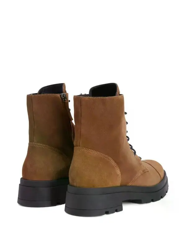 GIUSEPPE ZANOTTI Jerico Suede Ankle Boots - Brown