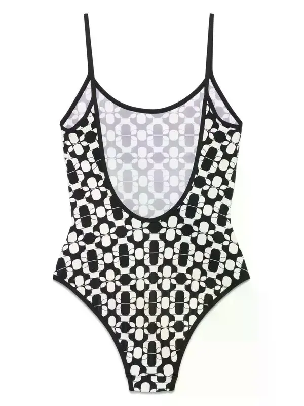 Moncler Geometric-print Swimsuit