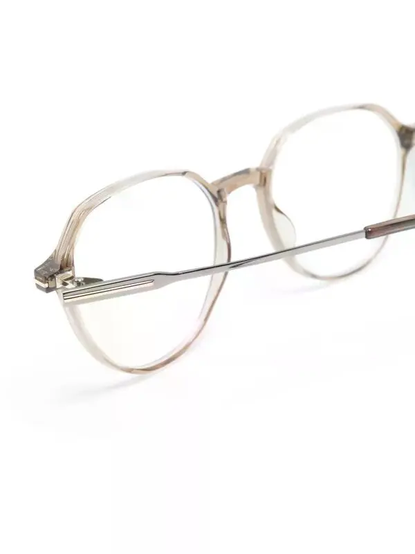 TOM FORD T-logo Round-frame Glasses