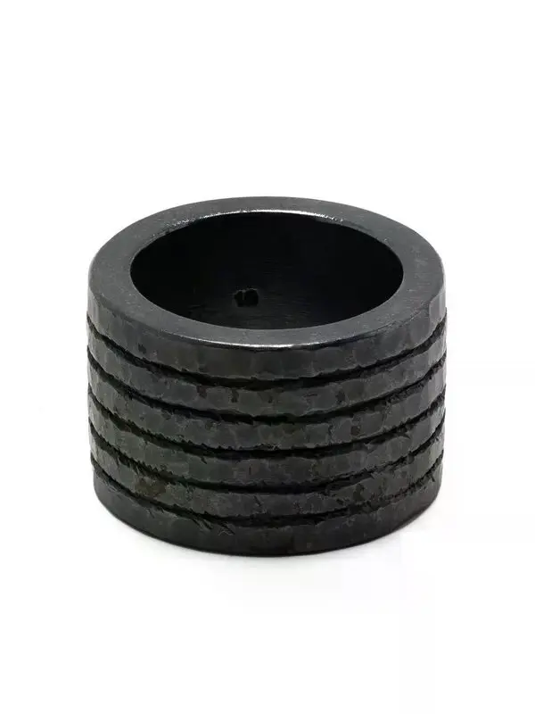 PARTS OF FOUR Oxidised Band Ring