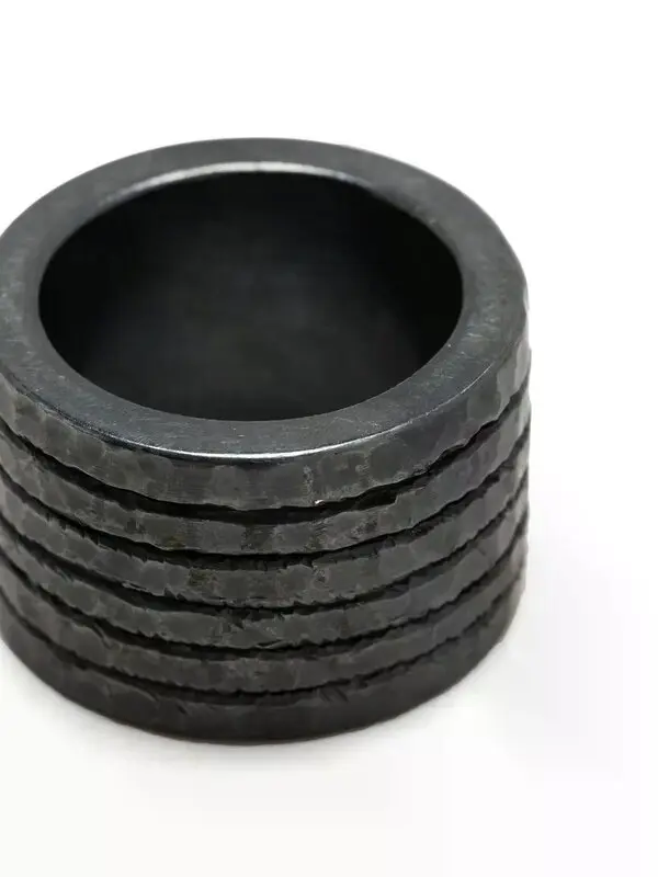 PARTS OF FOUR Oxidised Band Ring