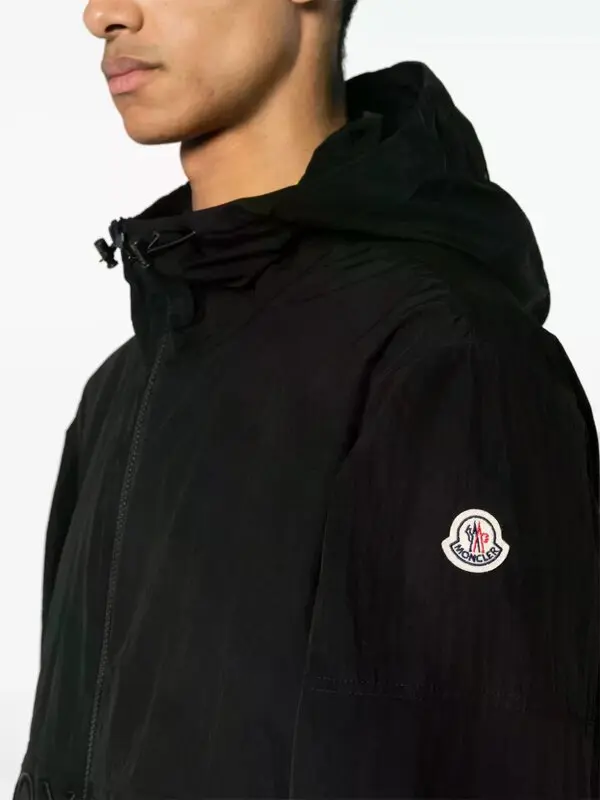 Moncler Joly Logo-embroidered Hooded Jacket