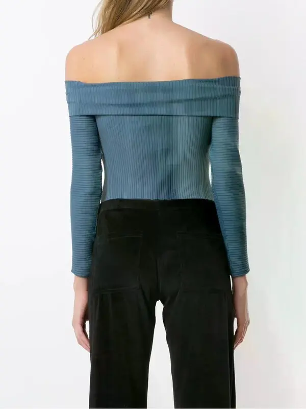 AMIR SLAMA Off-shoulder Bodysuit