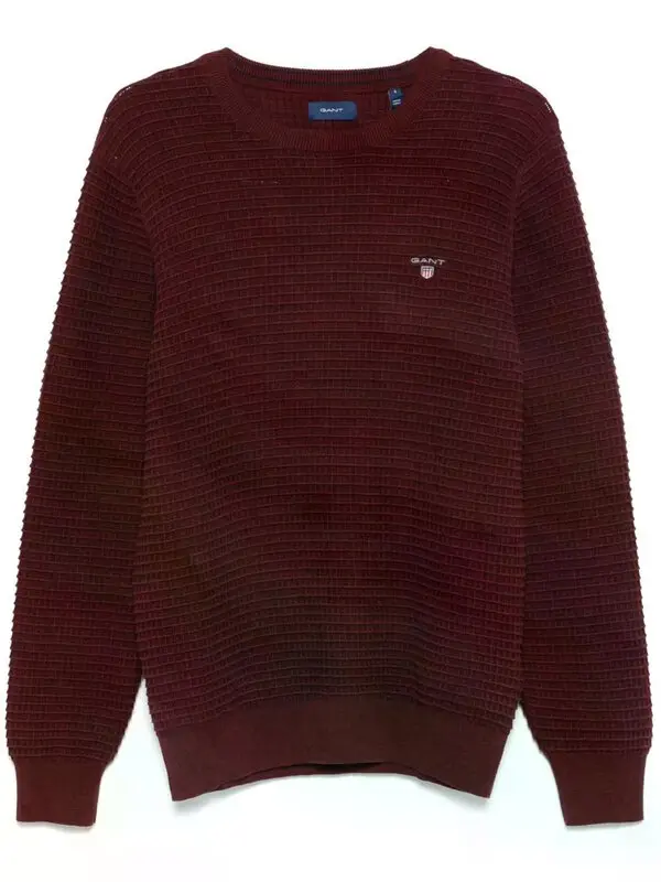 Gant Textured Cotton Sweater