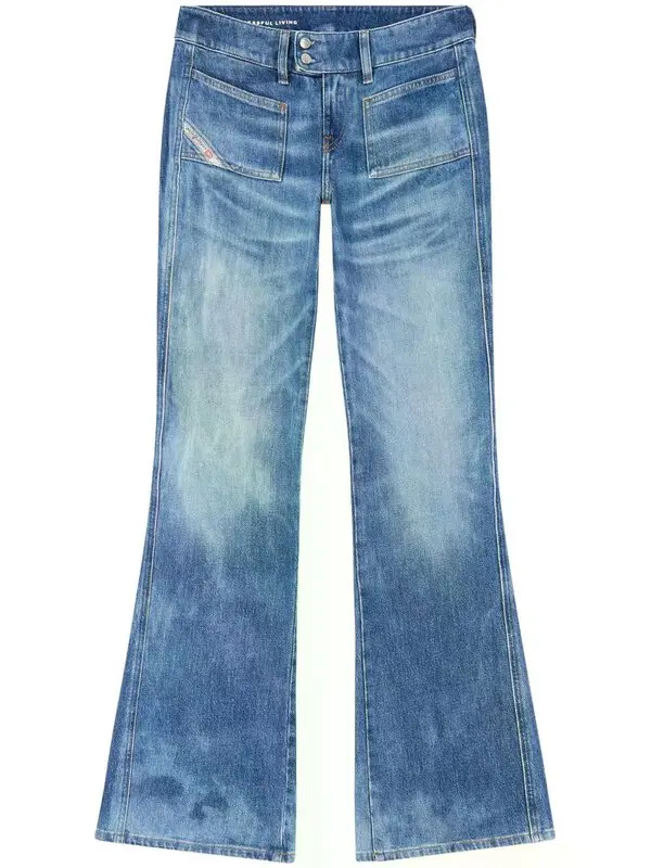 DIESEL® D-hush Flared Jeans