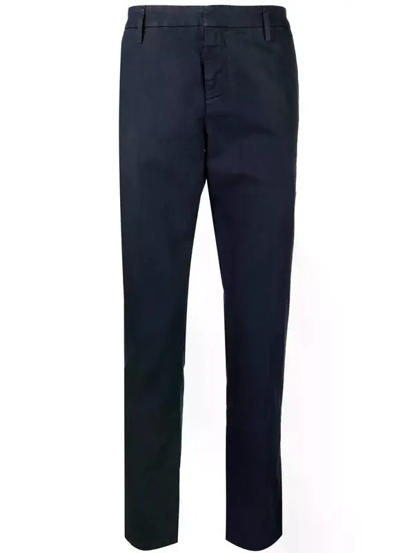 DONDUP Mid-rise Slim-cut Chinos - Blue